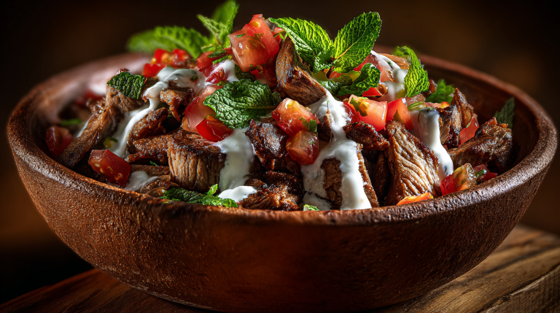 Lamb Gyro Bowls with Dreamy Creamy Sauce : A Family Favorite!