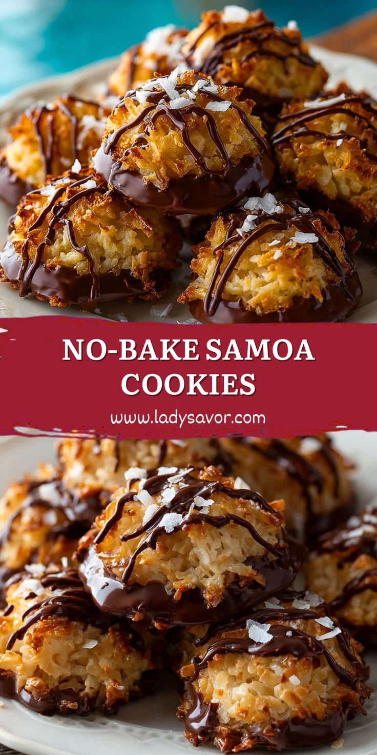 No-Bake Samoa Cookies : A Treat for the Whole Family