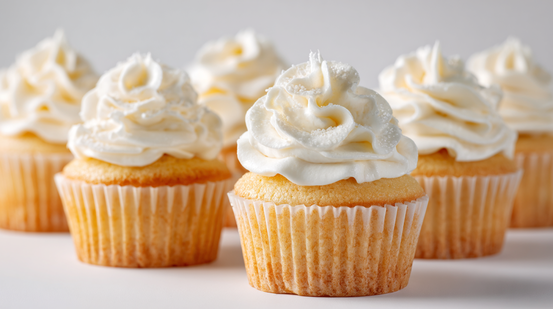 Quick and Easy Bakery-Soft Vanilla Cupcakes