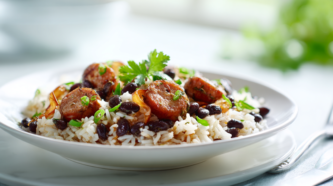 Black Beans and Rice with Sausage: A Flavor Packed Family Dinner!